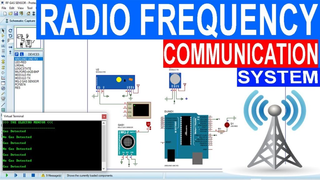 How To Use Wireless RF and TF (Radio Frequency) Module With Arduino | Proteus Simulation – PROTO ...